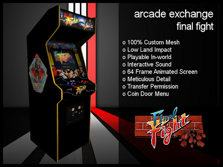 Second Life Marketplace - [AMG] Arcade Exchange - Final Fight
